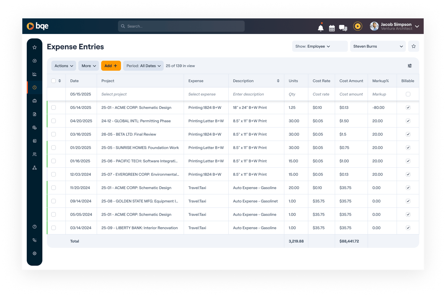 Time and Expense Tracking Software for Architects & Engineers