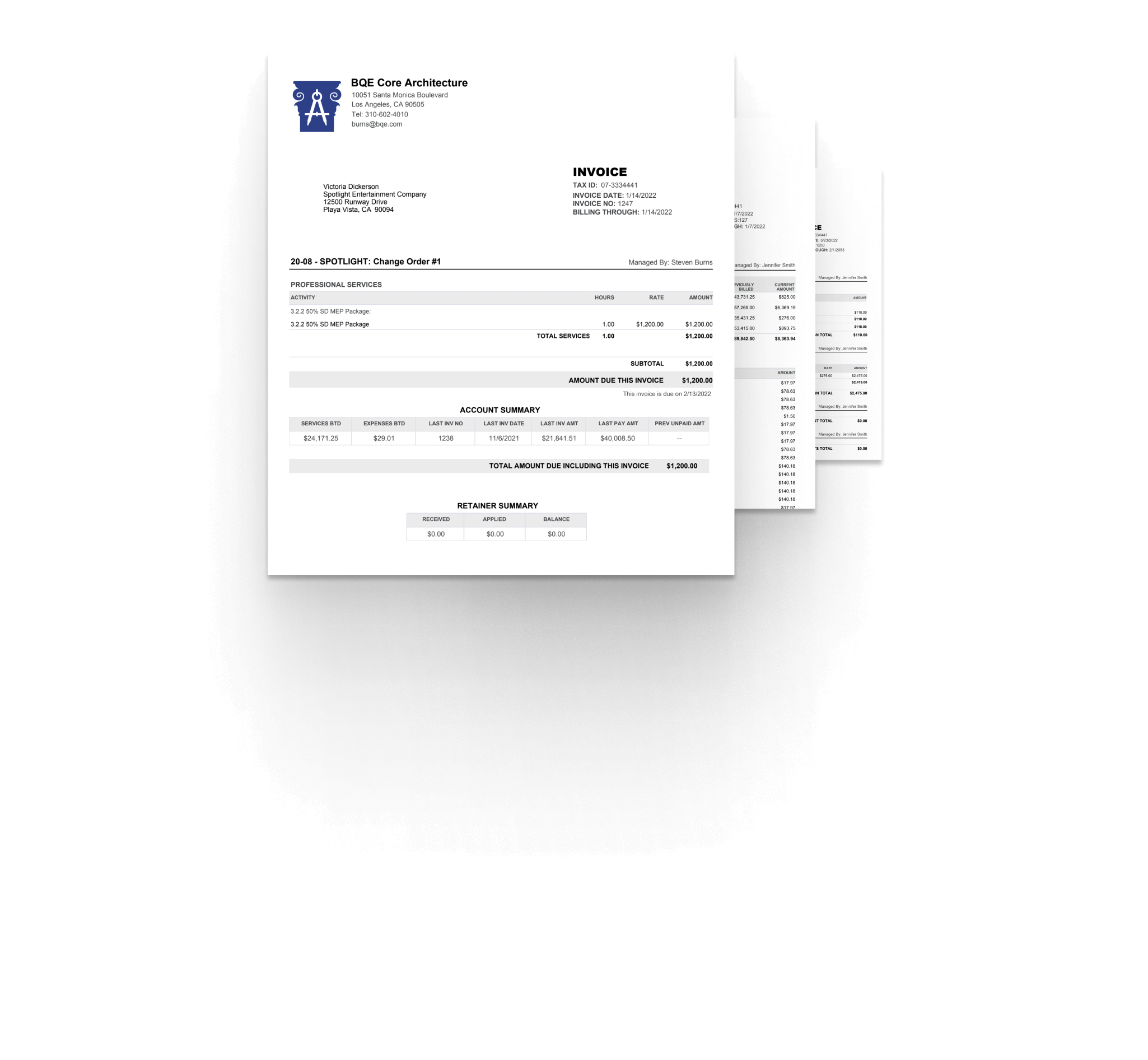 Billing & Invoicing Software | BQE CORE