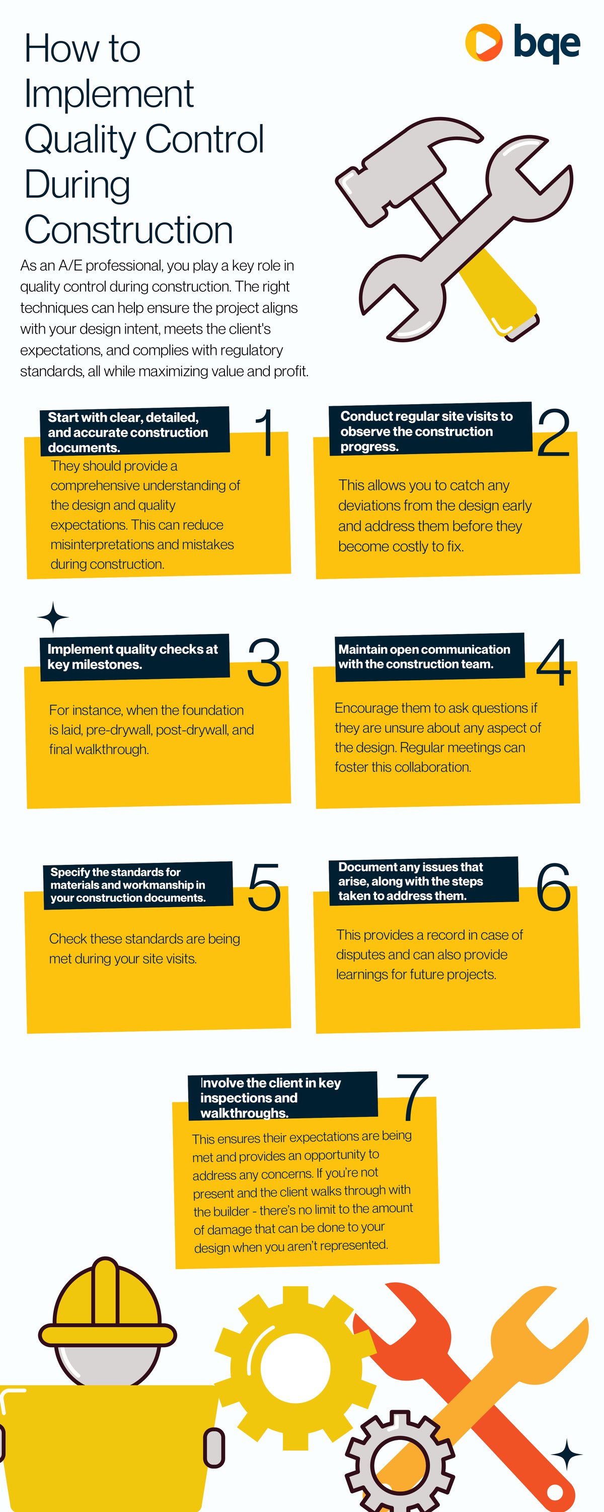 How to Implement Quality Control During Construction