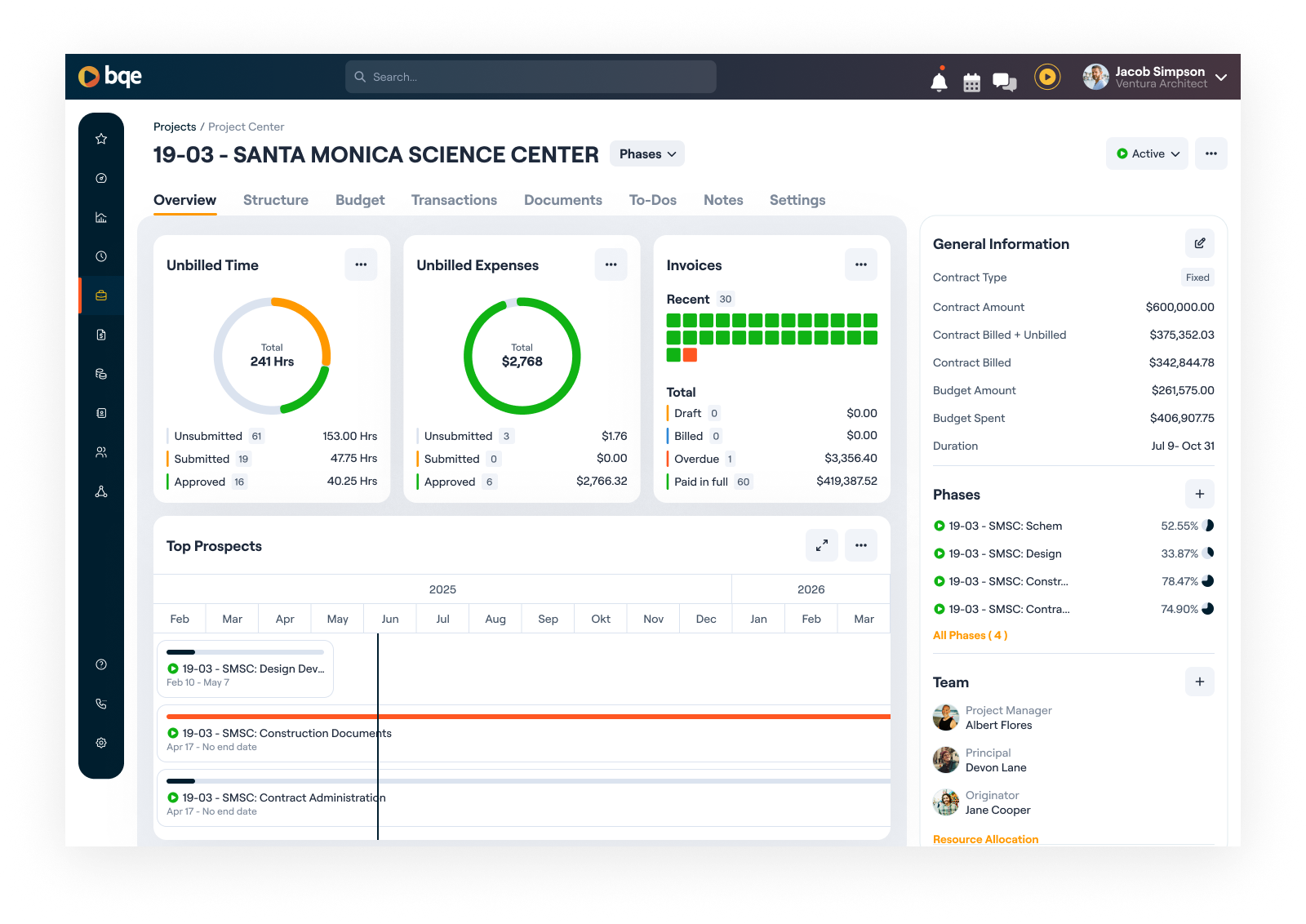 Robust Project Management Software for Architects & Engineers